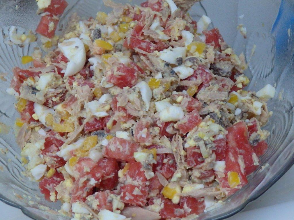 Sandes de sardinhas com atum (de conserva)